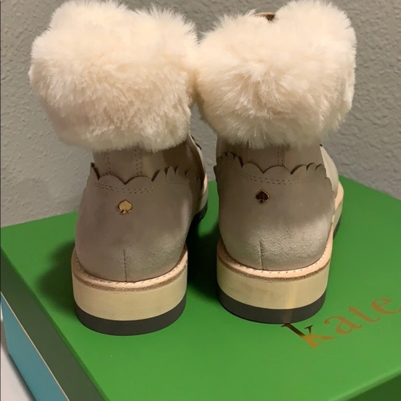 kate spade | Shoes | Nwt Kate Spade Maira Cream Leather Booties | Poshmark